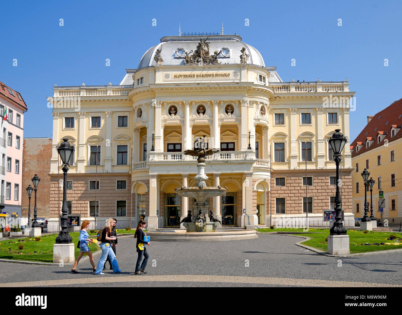 Bratislava, Slovakia. Slovenske narodne divadlo (Slovak National ...