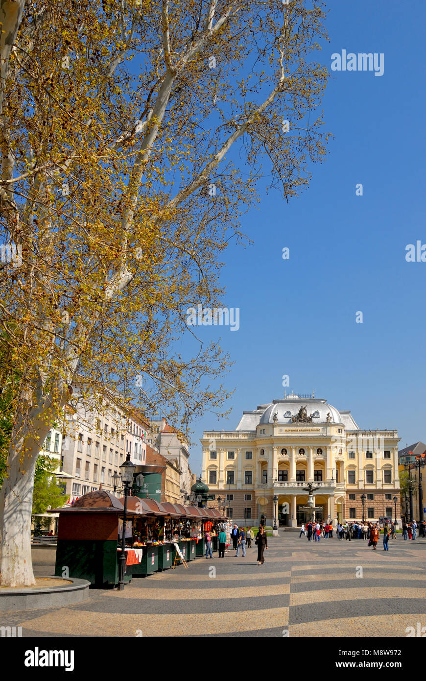 Bratislava, Slovakia. Slovenske narodne divadlo (Slovak National ...