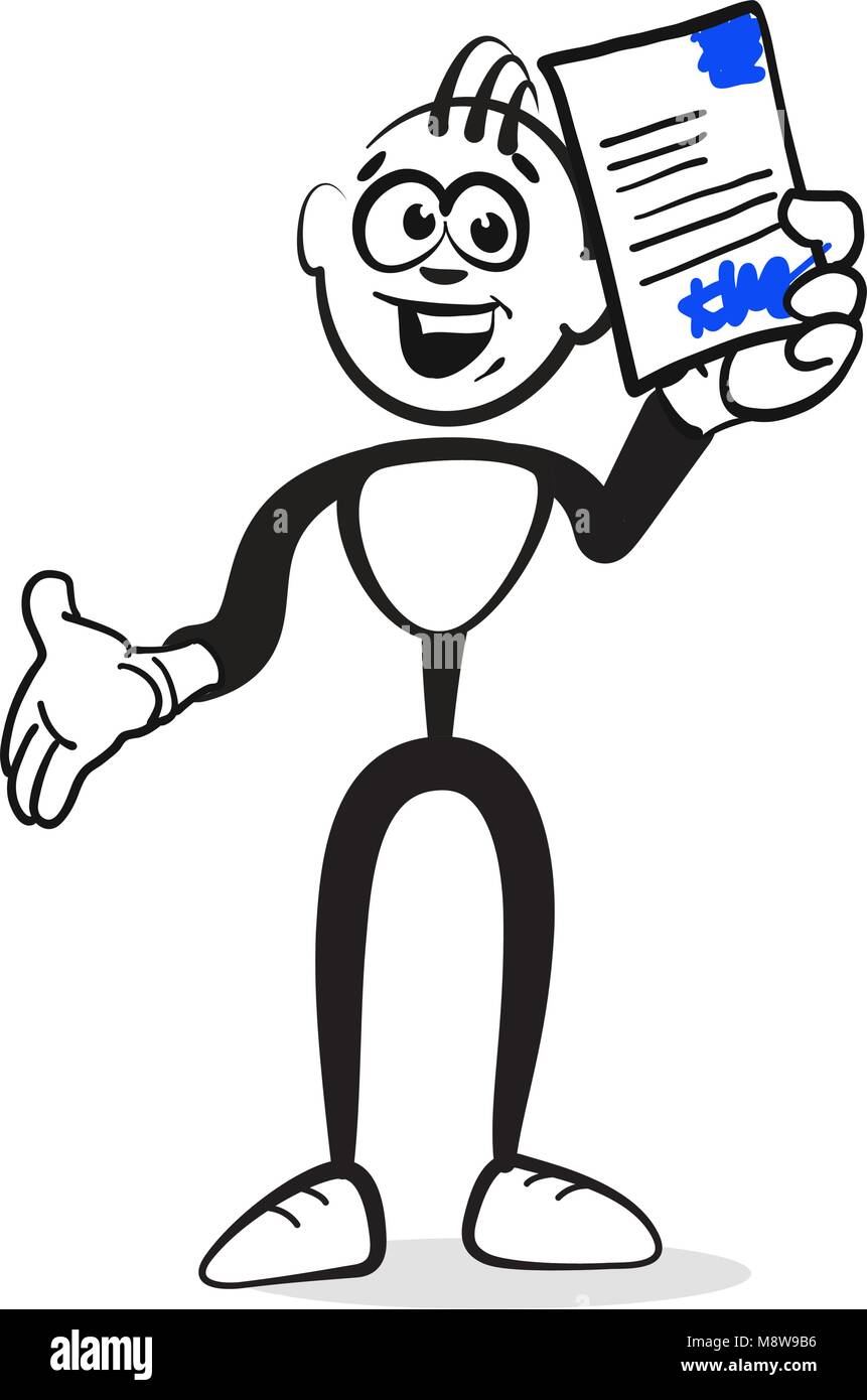 Cartoon vector doodle stickman man hi-res stock photography and images ... Cartoon vector doodle stickman man hi-res stock photography and images ...