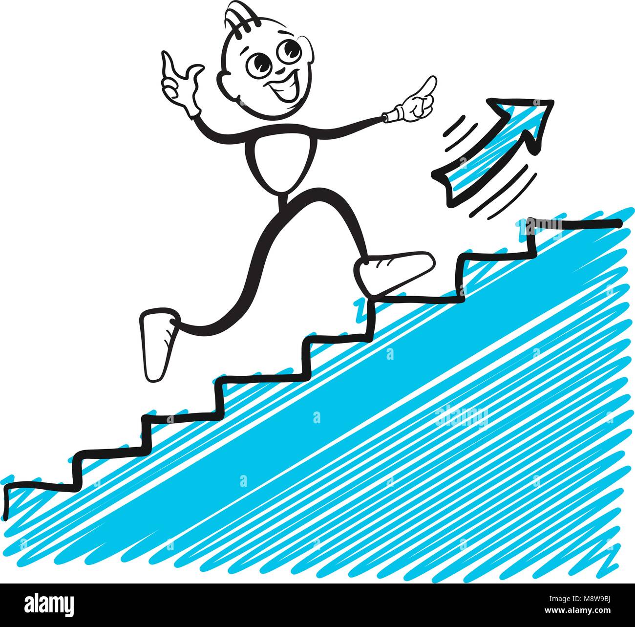 Stair vector vectors hi-res stock photography and images - Alamy