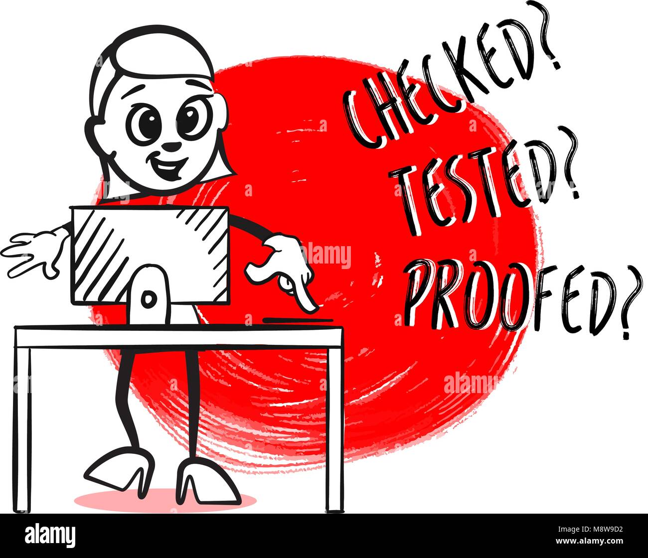 Cartoon business woman outline vector hi-res stock photography and ...