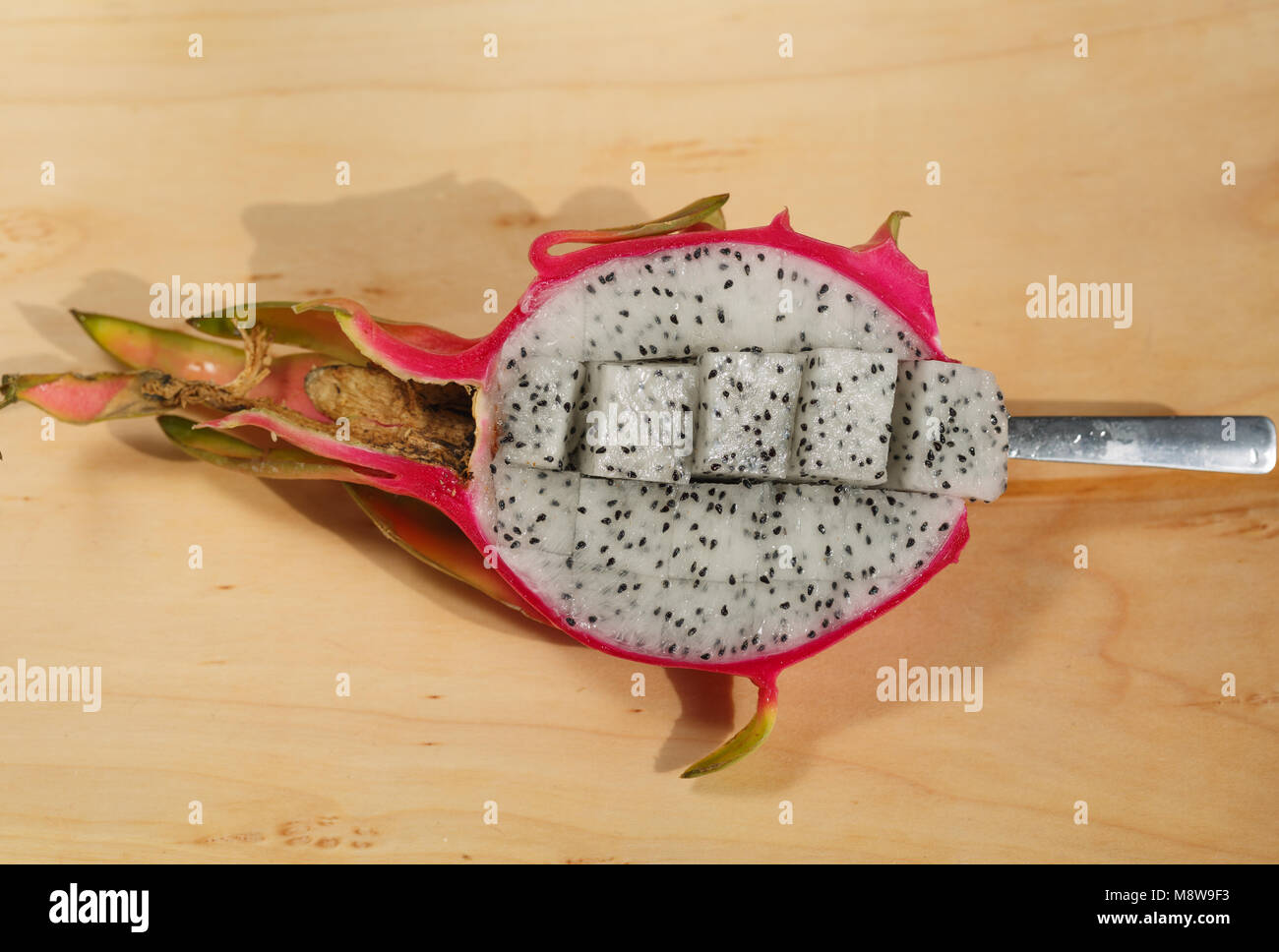 The close up of a fresh pitaya Stock Photo - Alamy