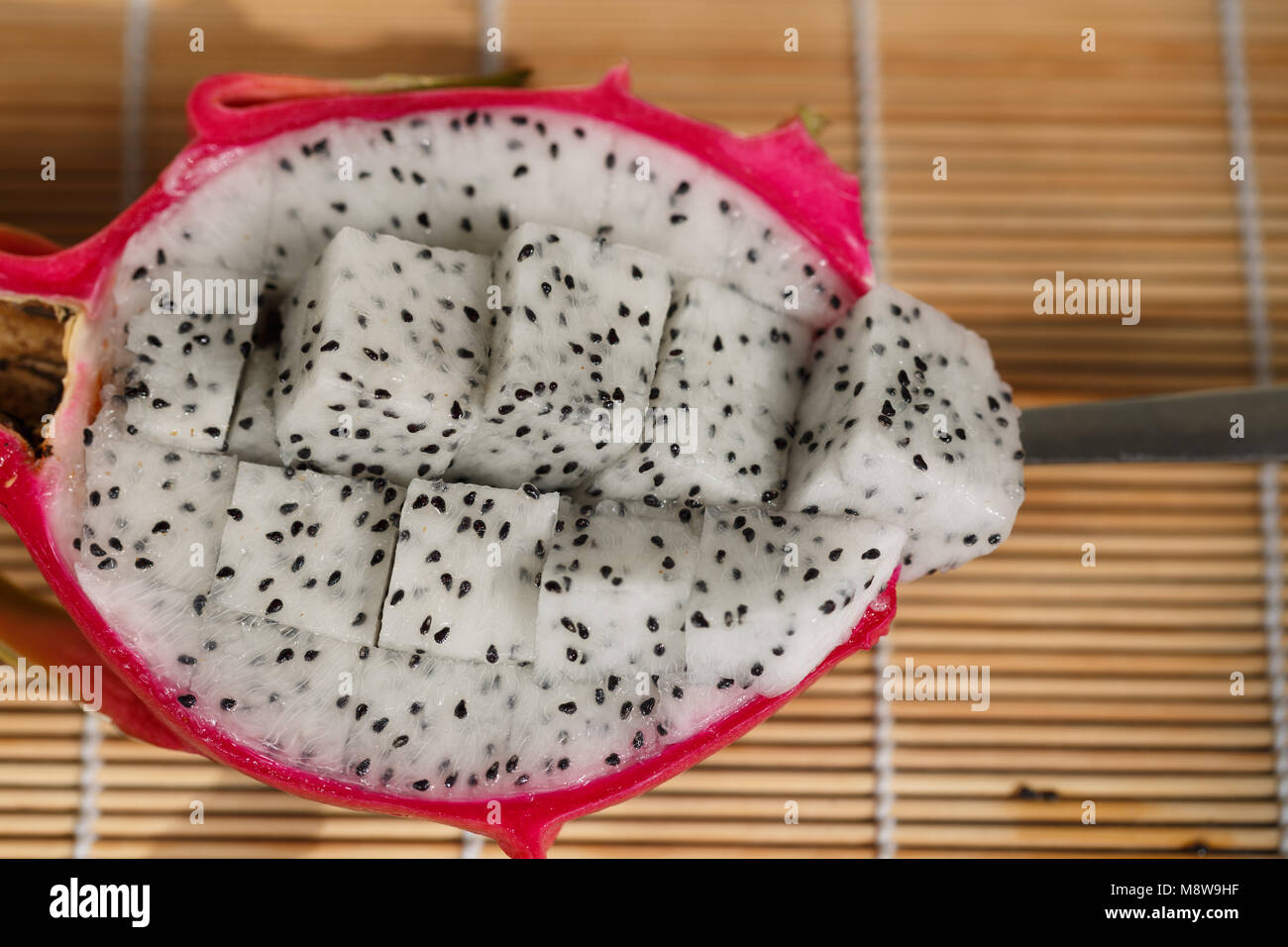 The close up of a fresh pitaya Stock Photo - Alamy