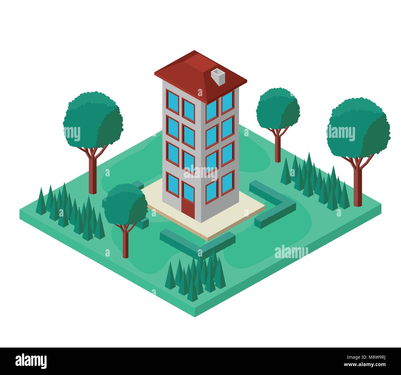 Miniature park street Stock Vector Images - Alamy
