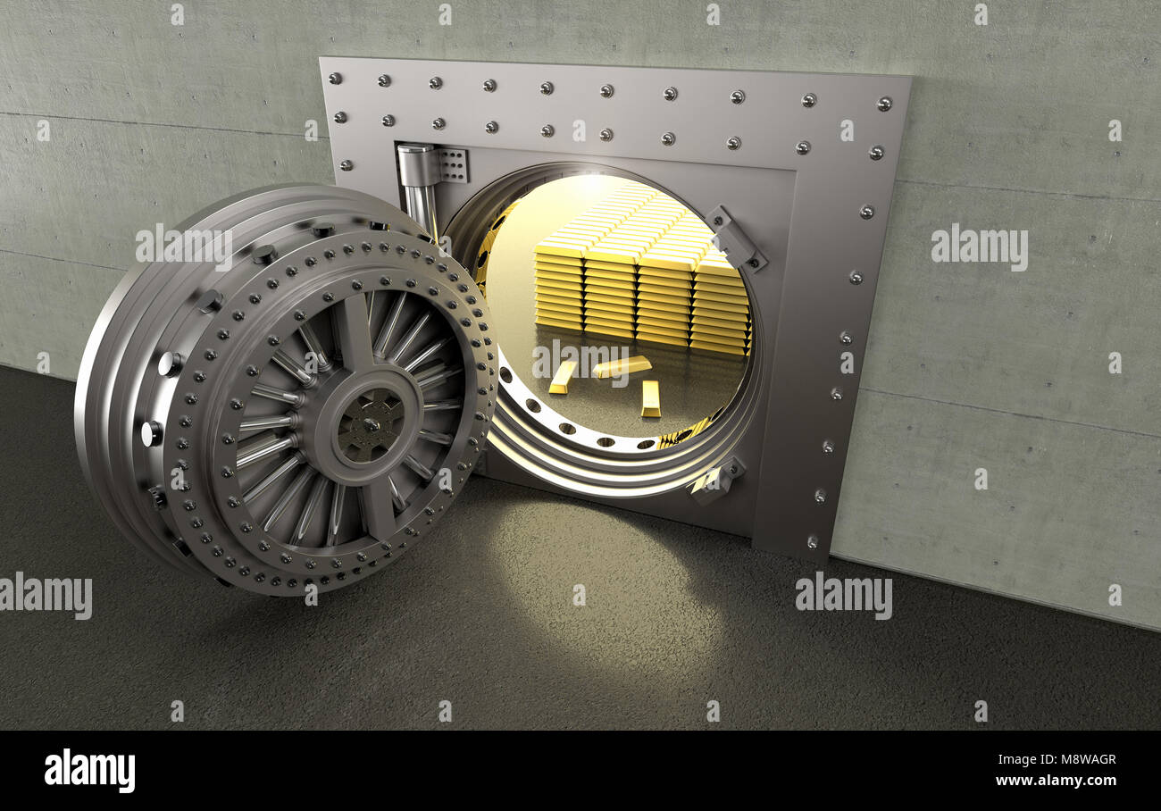 Gold vault federal reserve bank hi-res stock photography and images - Alamy