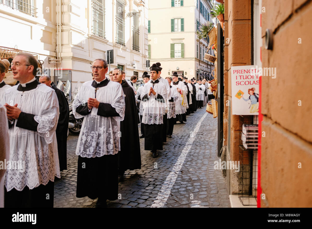 Vatican monks hi-res stock photography and images - Alamy
