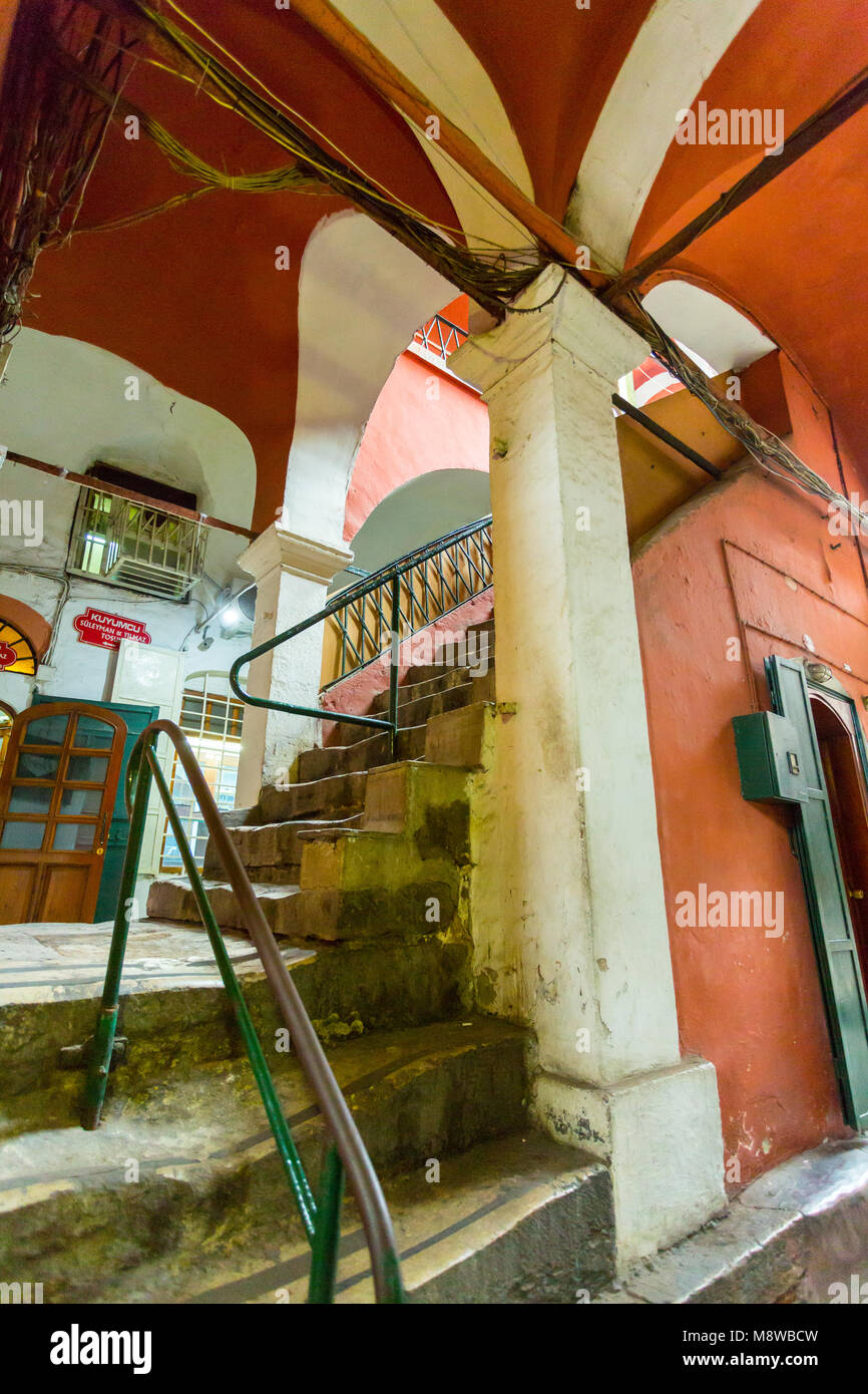 Stairwell in an Old Building Stock Photo - Alamy