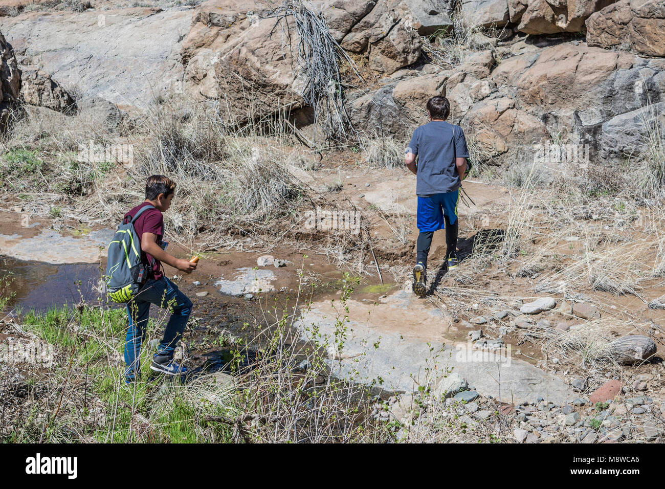 Tracing native rock painting art Stock Photo - Alamy