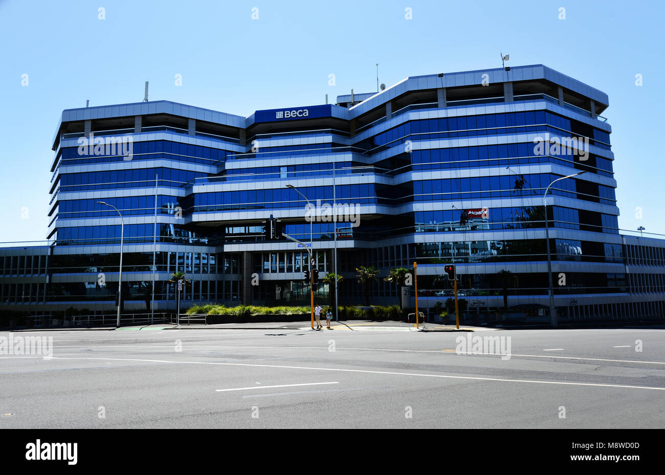 The stylish Beca building in Auckland's CBD Stock Photo - Alamy