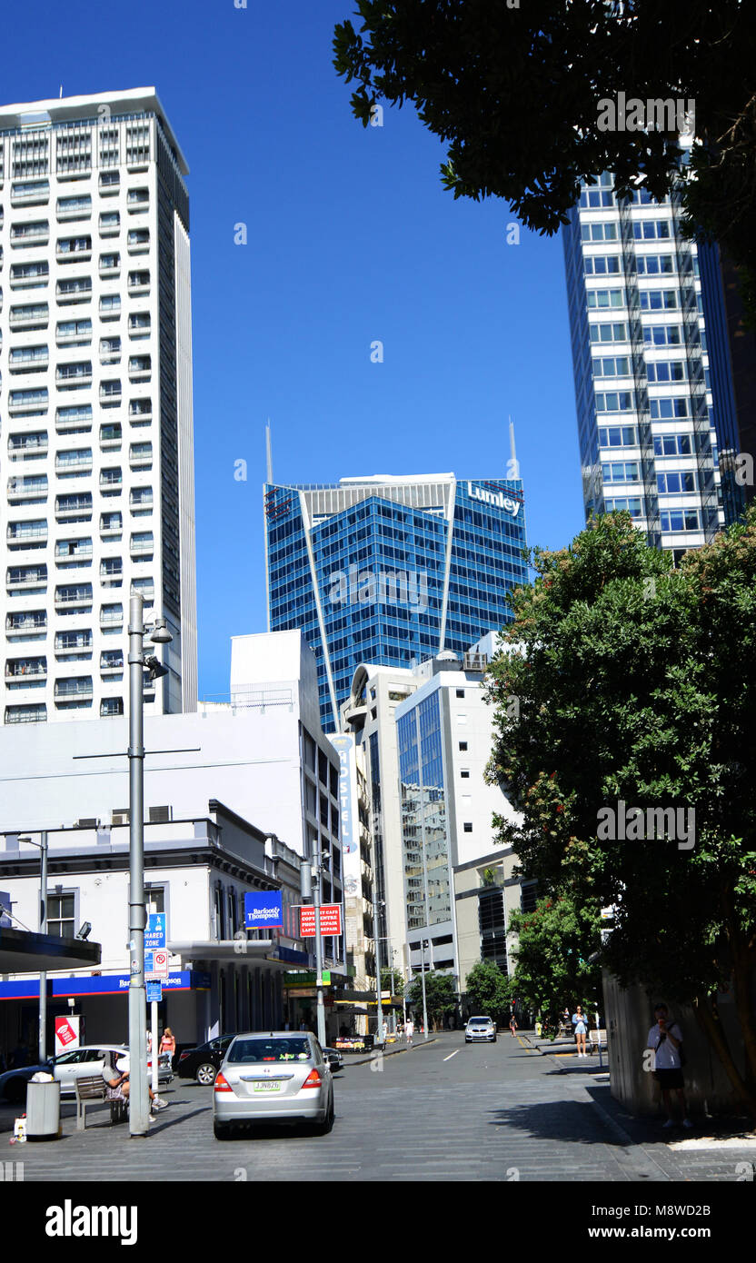 Modern buildings in Auckland's city center Stock Photo - Alamy
