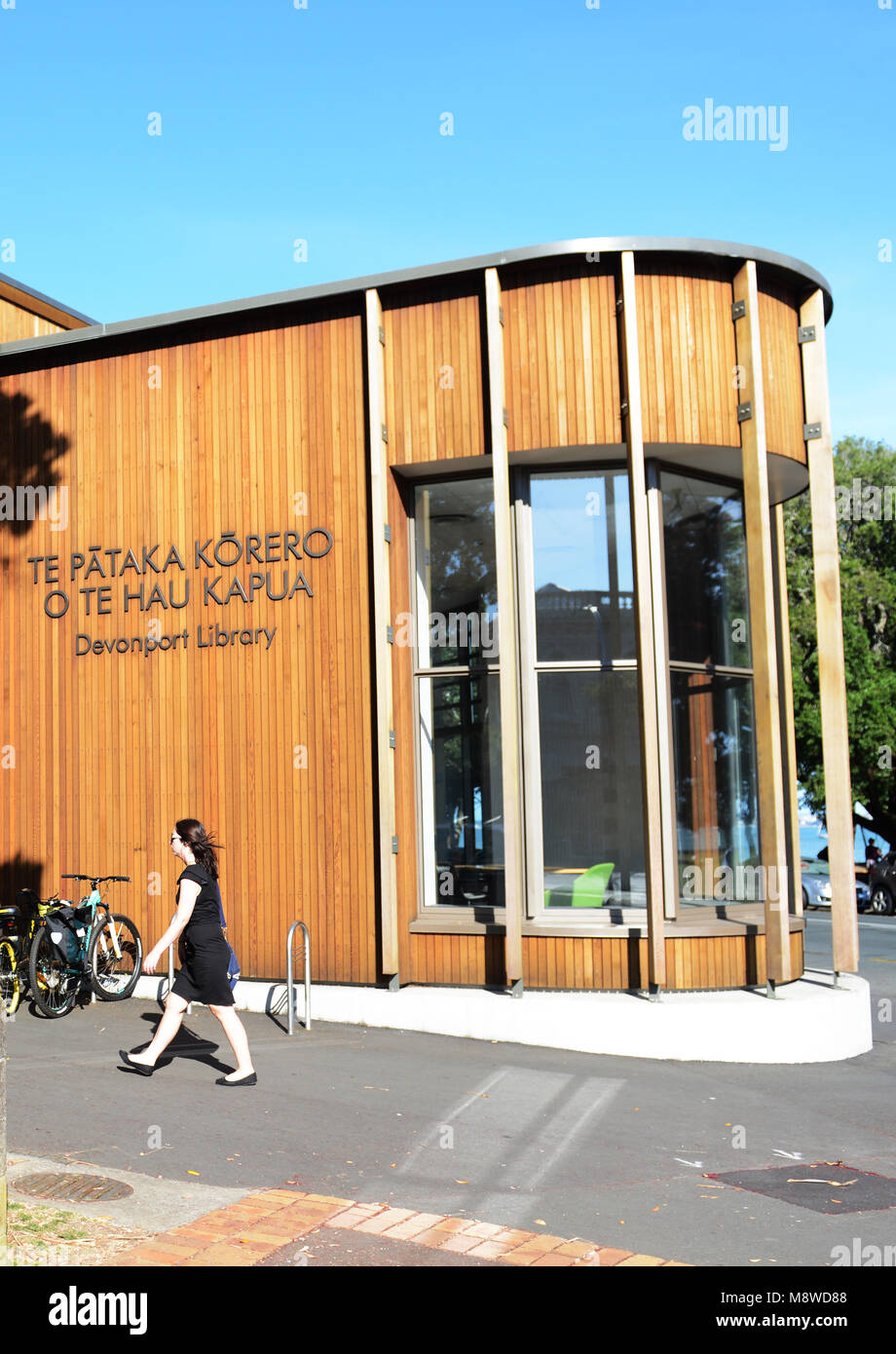 The Devonport library Stock Photo - Alamy