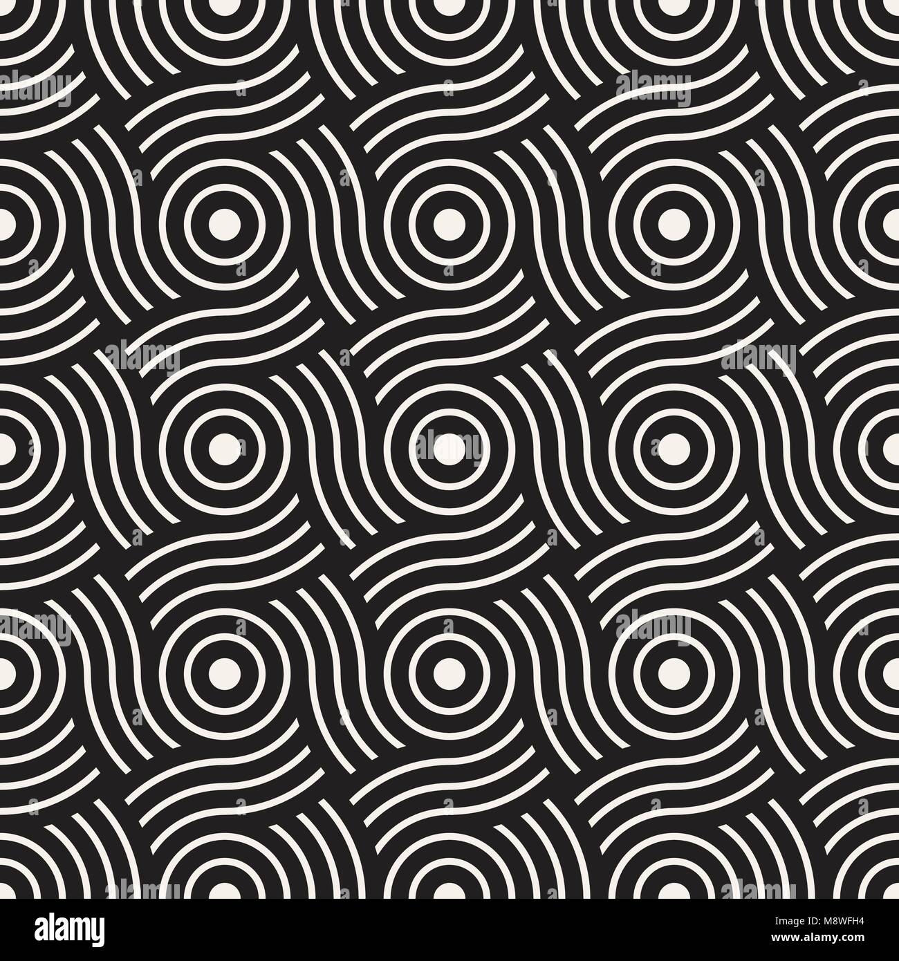 Vector seamless pattern. Modern stylish abstract texture. Repeating ...