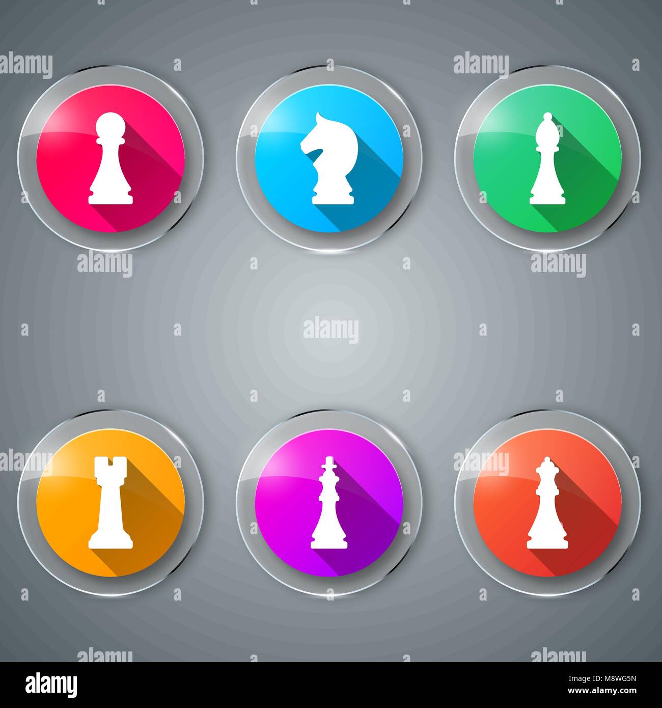 Chess, game set color icon Stock Vector Image & Art - Alamy