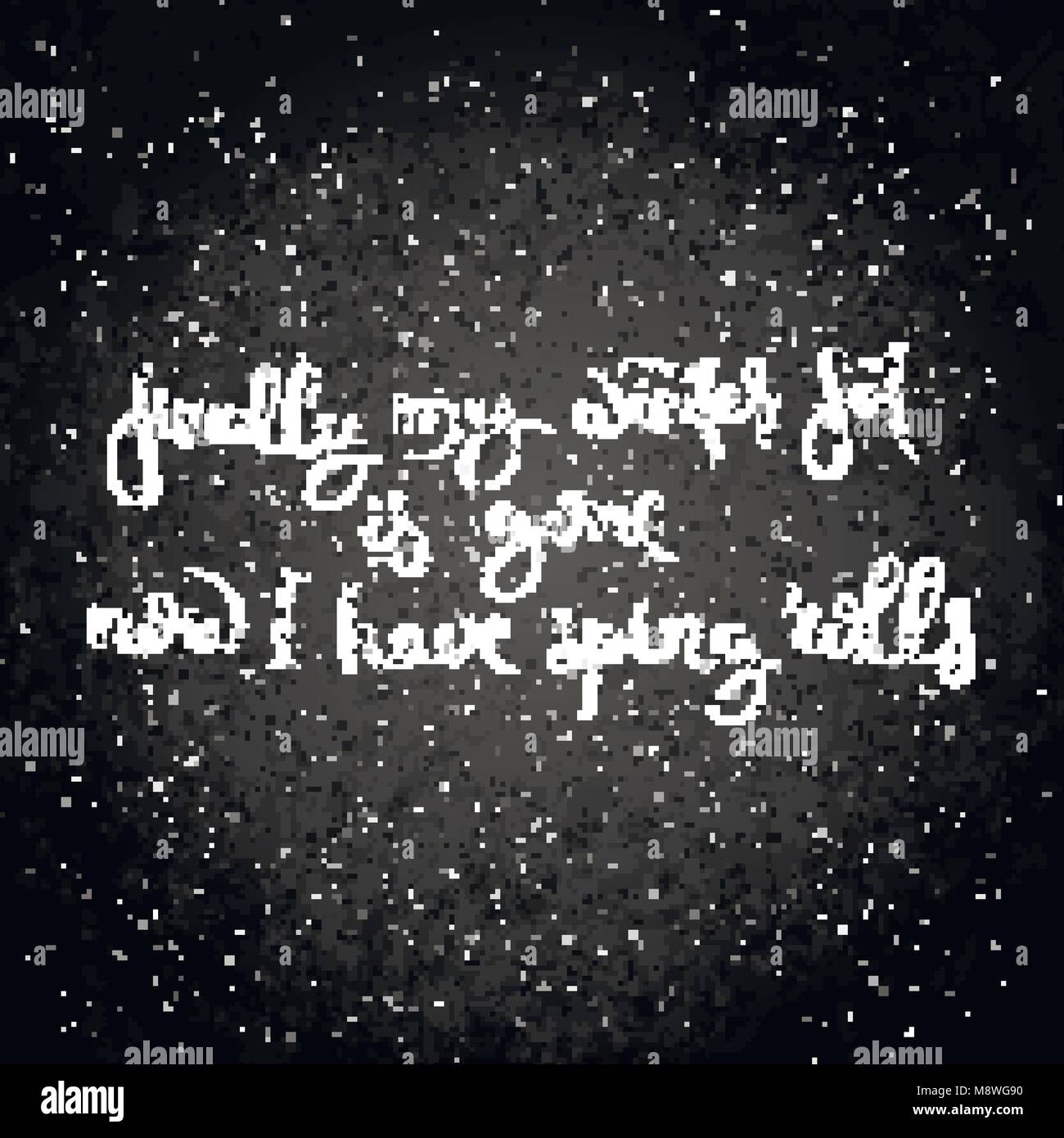 Finally my winter fat is gone. Now I have spring rolls. Hand written ...