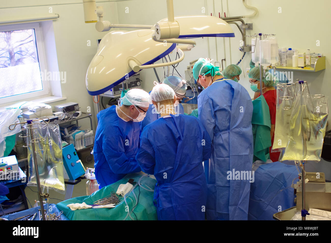 Surgeons at work Stock Photo - Alamy
