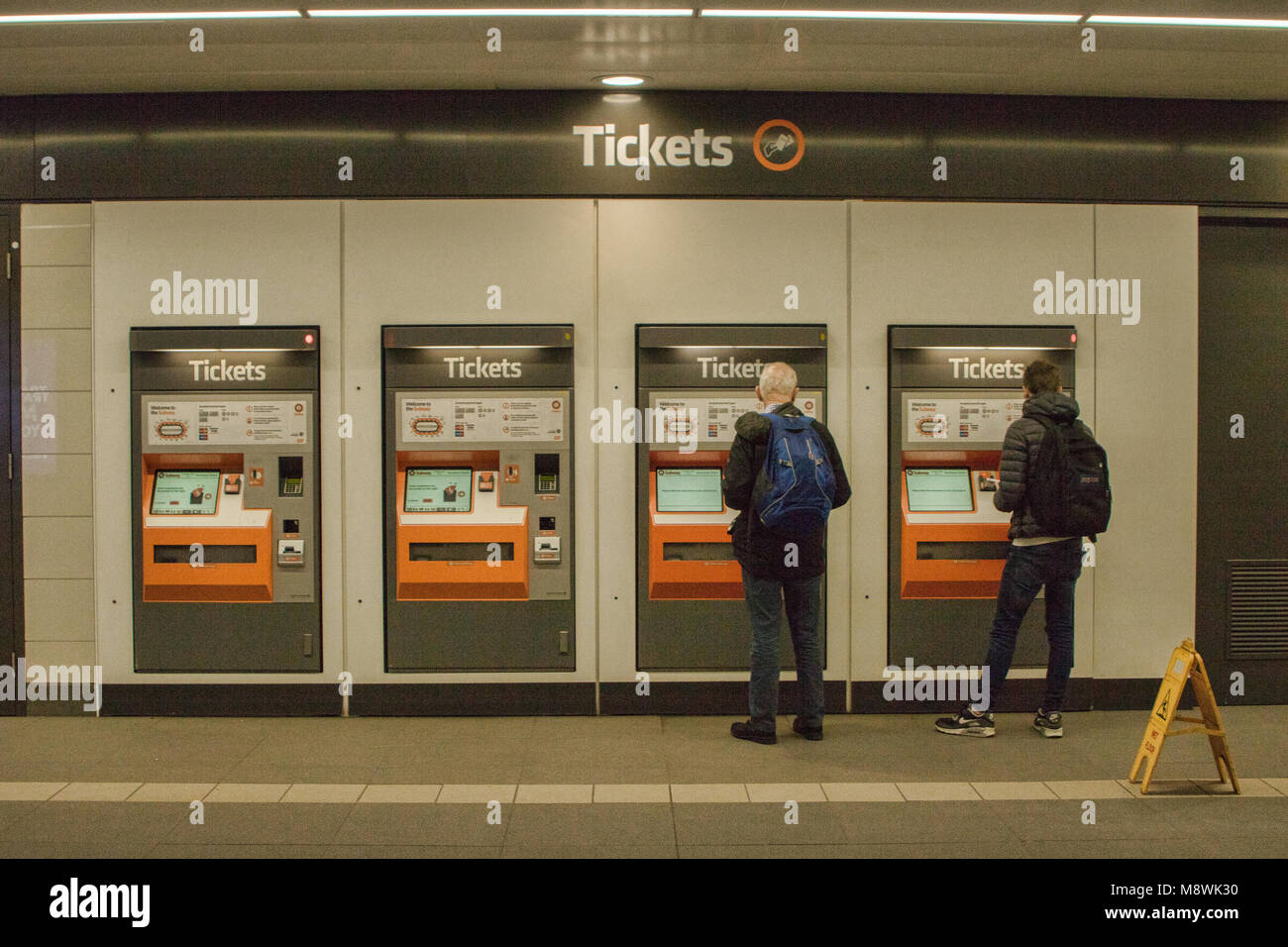 Buchanan street subway station hi-res stock photography and images - Alamy