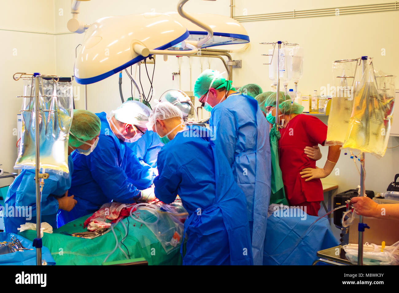 Surgeons at work Stock Photo - Alamy
