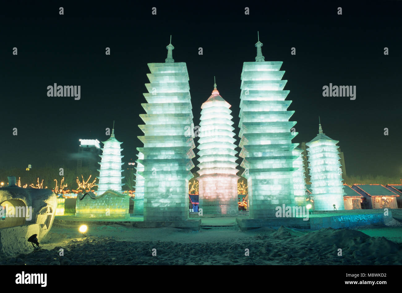 Harbin Ice Festival, Harbin City, Heilongjiang Province, Northeast ...
