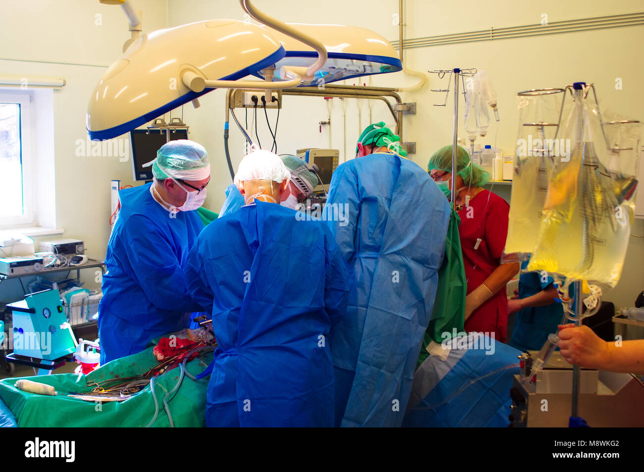 Surgeons at work Stock Photo - Alamy