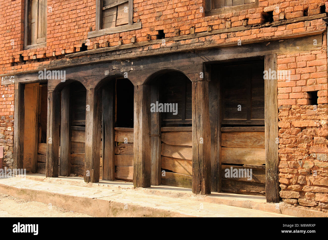 View of the old district of the Tansen city in Nepal Stock Photo - Alamy