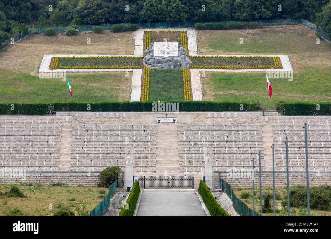 Polish military memorial of montecassino hi-res stock photography and ...