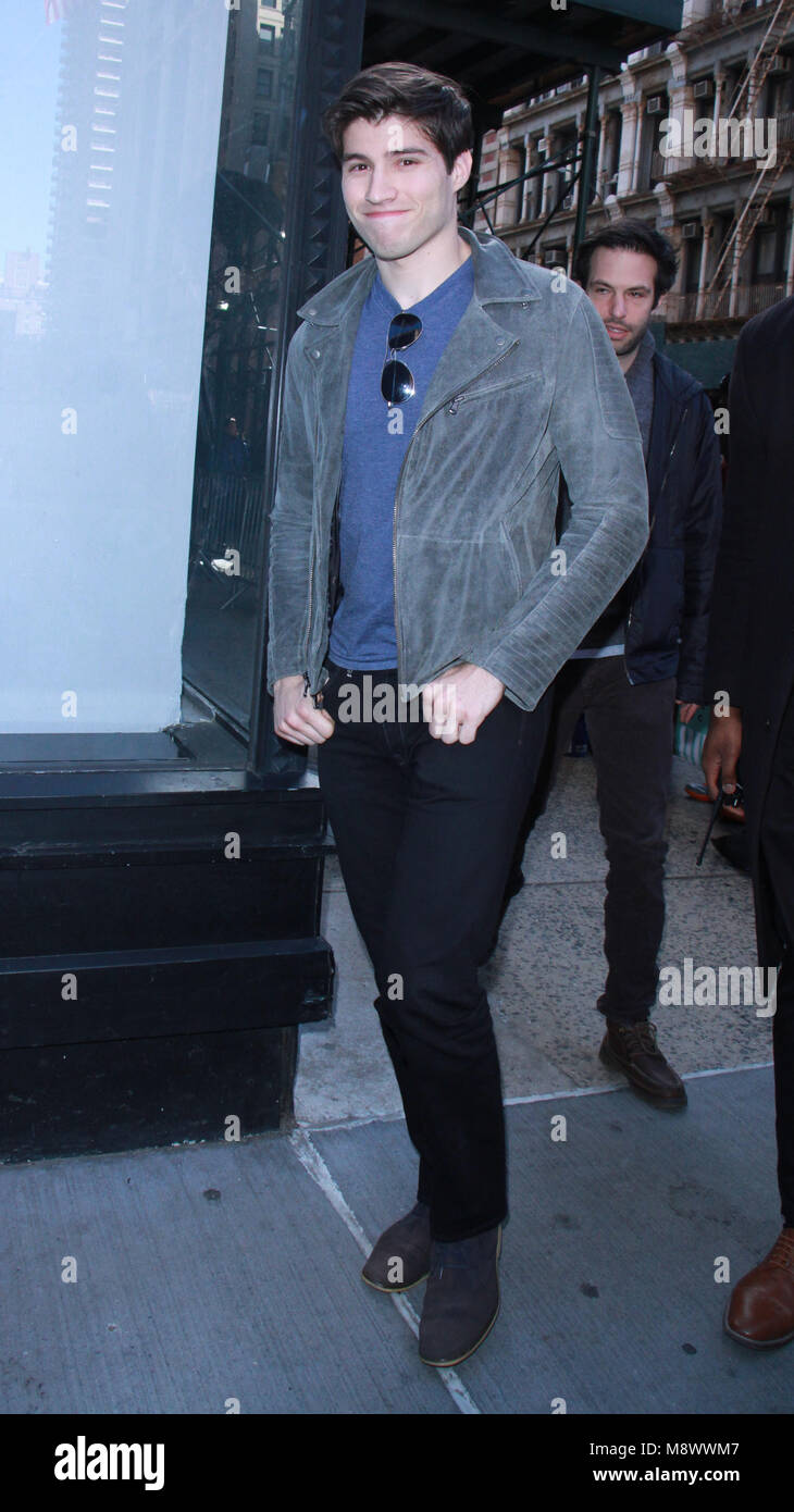 New York, USA. 19th Mar, 2018. Cameron Cuffe at Build Series to talk ...