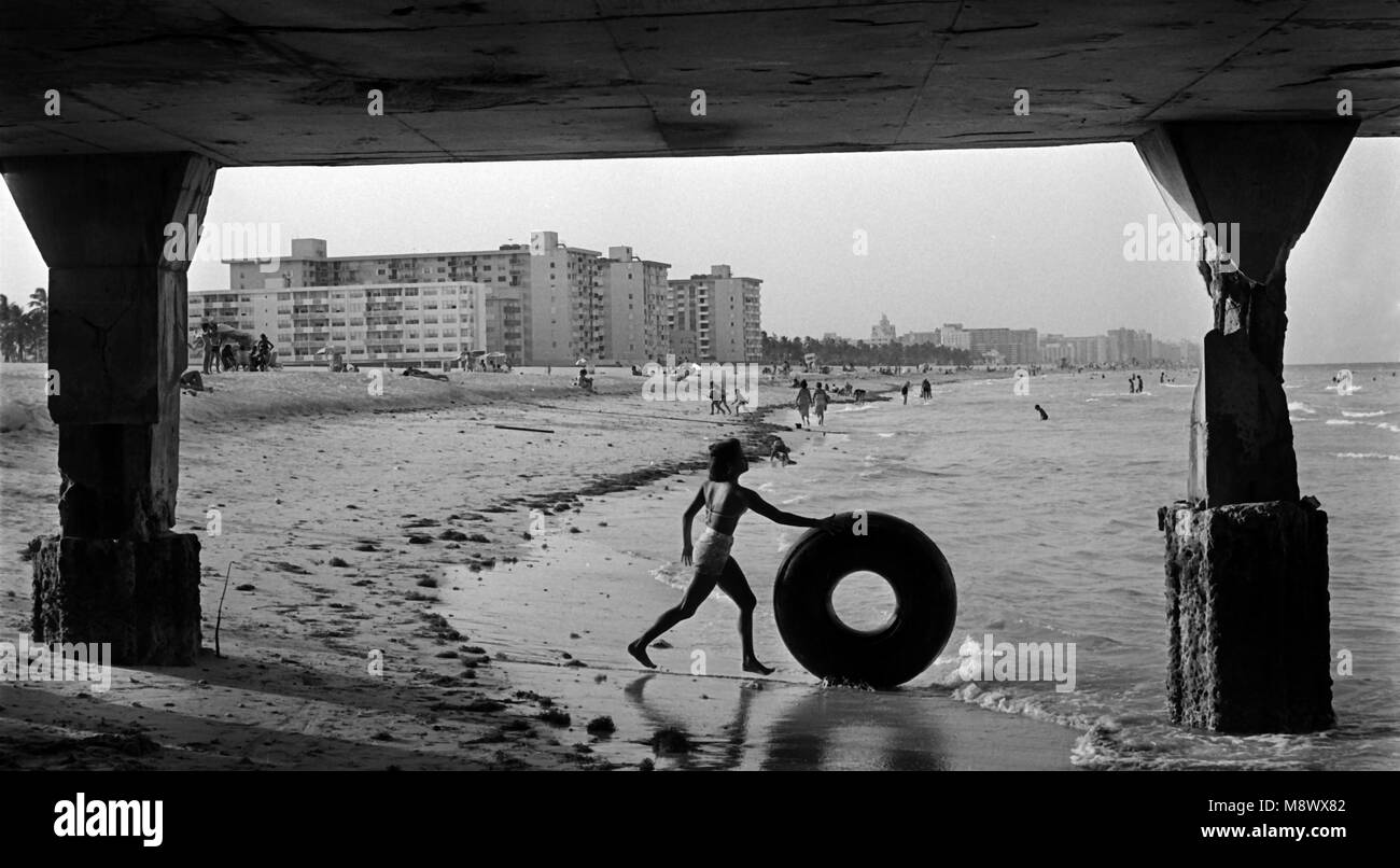 Miami Beach, Florida, USA. 15th Dec, 2013. South Beach in 1982, on the ...