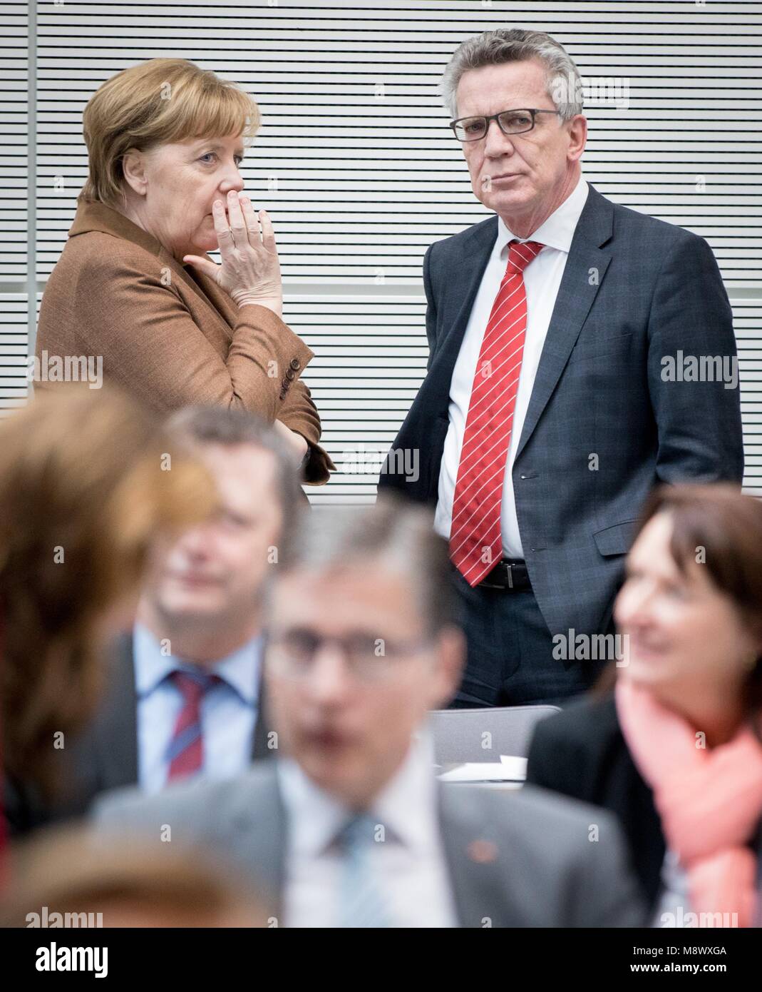 Berlin, Germany. 20 March 2018, German Chancellor Angela Merkel of the ...