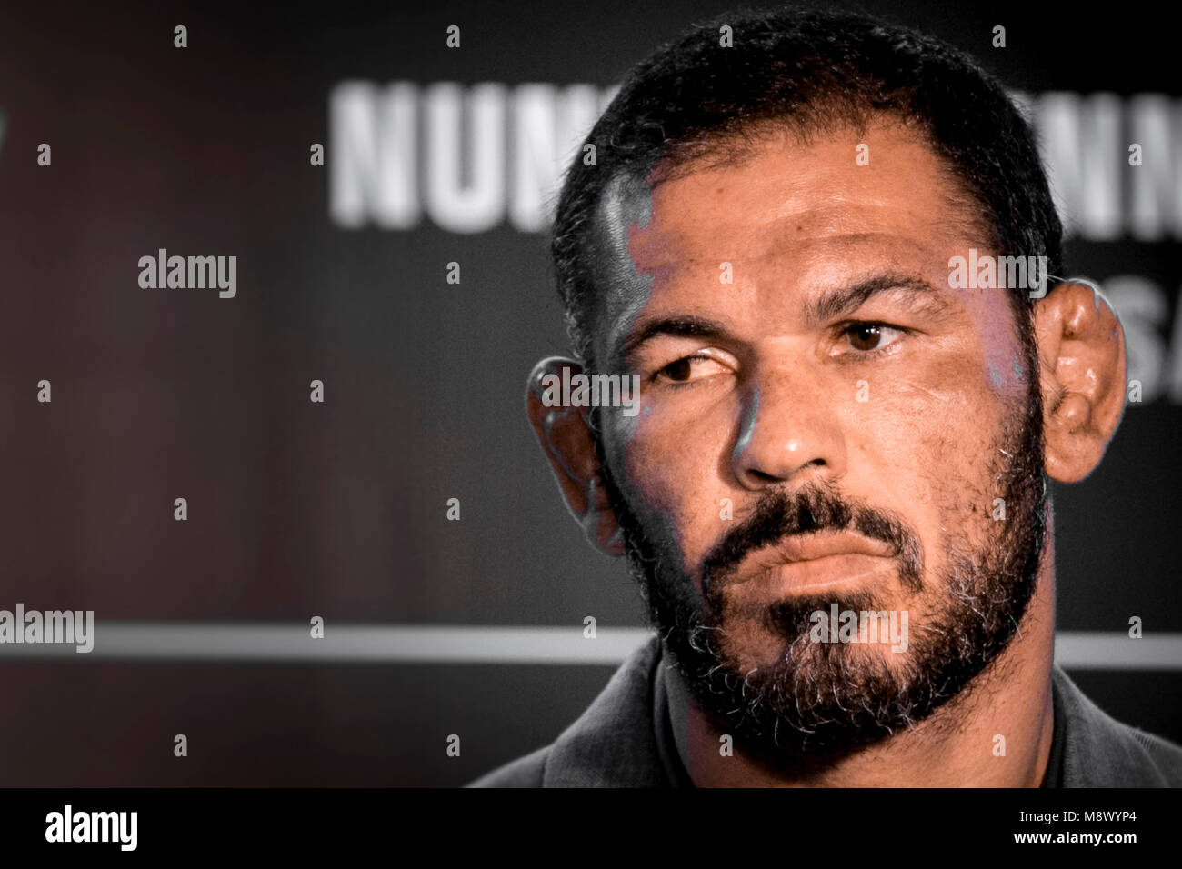 Rio De Janeiro, Brazil. 20th Mar, 2018. Rodrigo Minotauro during the ...
