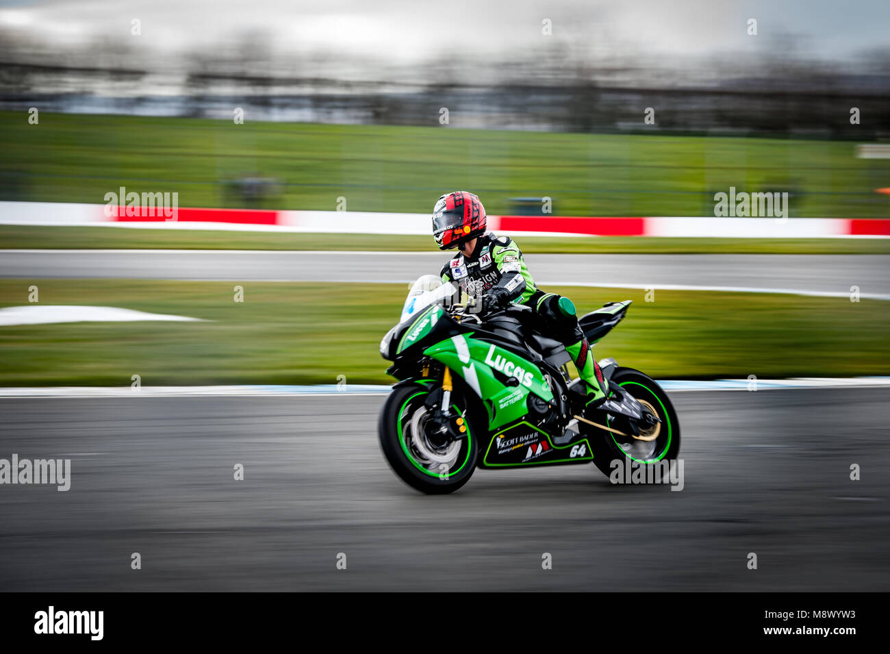 Donington Park, UK. 20th Mar, 2018. BSB testing today at Donington Park ...