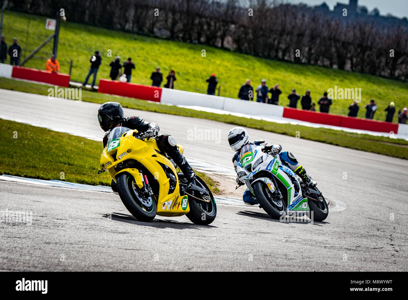 Donington Park, UK. 20th Mar, 2018. BSB testing today at Donington Park ...