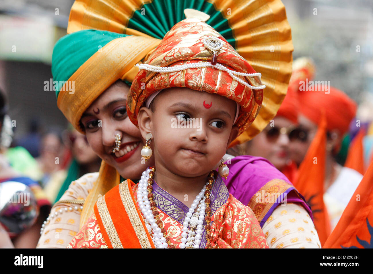 Traditional Marathi People
