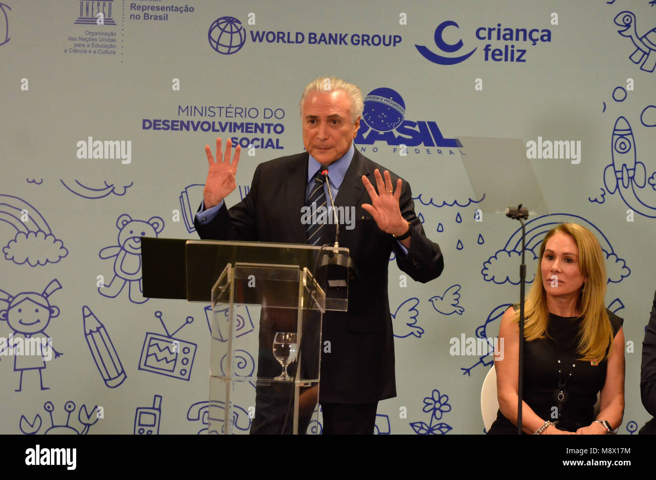 BRASÍLIA, DF - 20.03.2018: TEMER EM EVENTO SOBRE PRIMEIRA INFANCIA ...