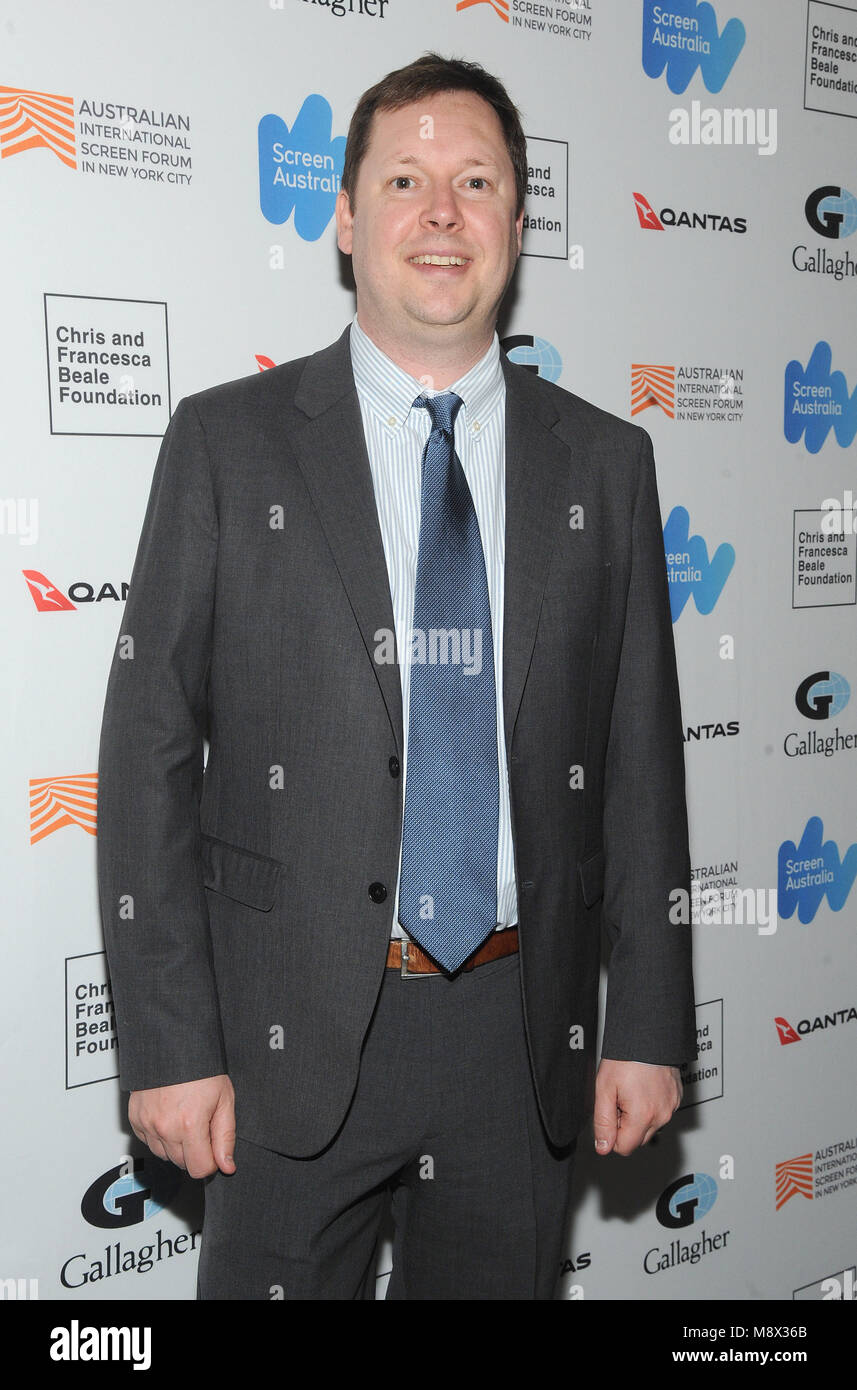 New York, NY, USA. 20th Mar, 2018. Tom Williams attend the 'Breath ...