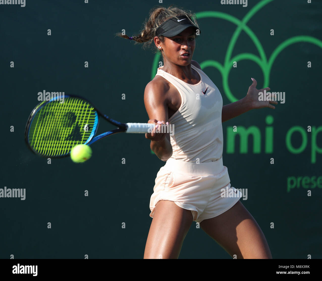 Key Biscayne, Florida, USA. 20th Mar, 2018. Whitney Osuigwe from the ...