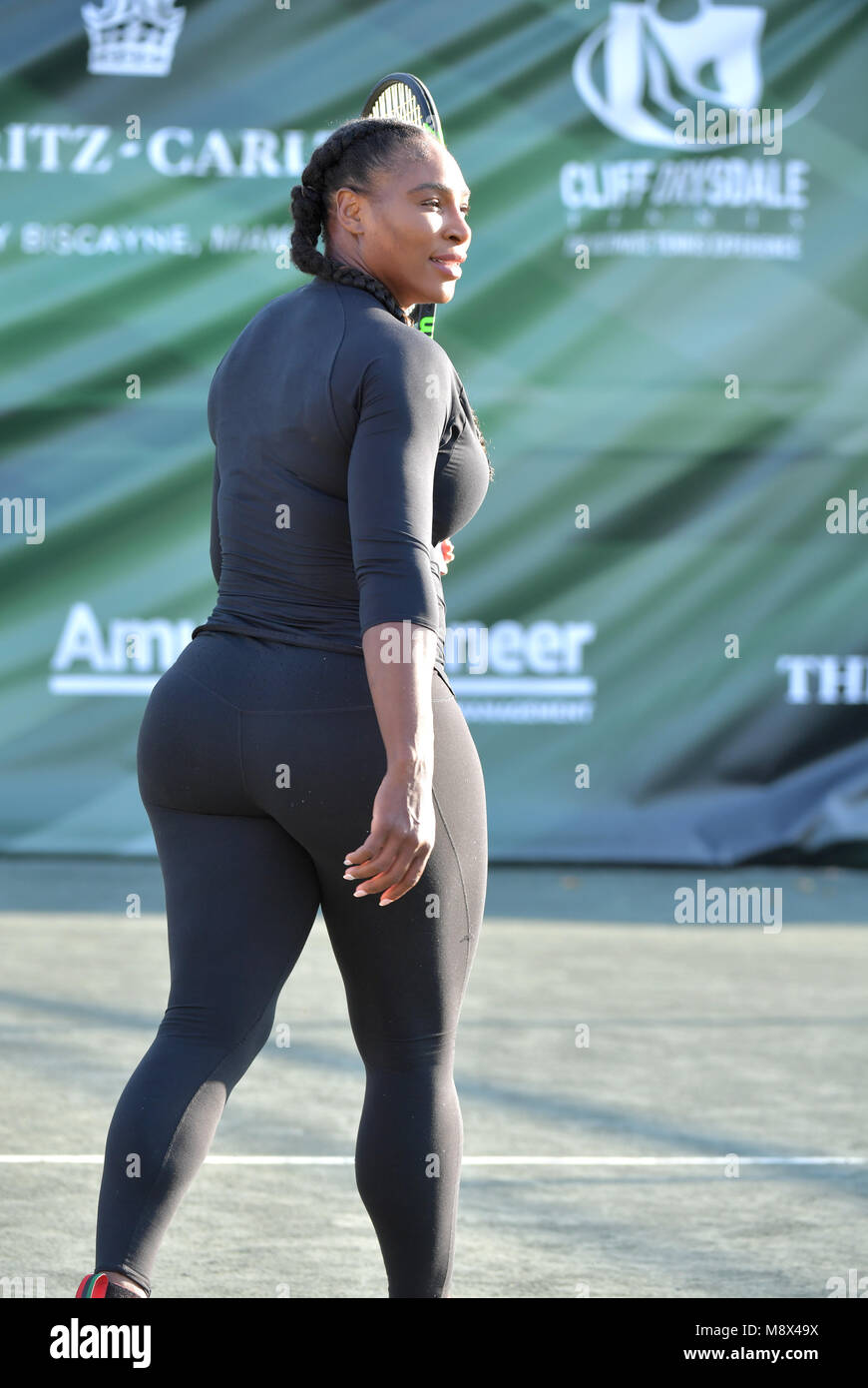 Key Biscayne, Florida, USA. 20th March, 2018. Serena Williams attends ...