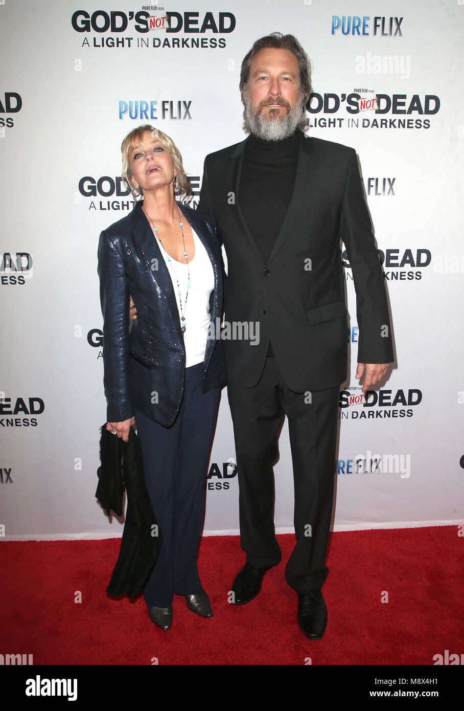 Hollywood, Ca. 20th Mar, 2018. Bo Derek and John Corbett at the 'God's ...