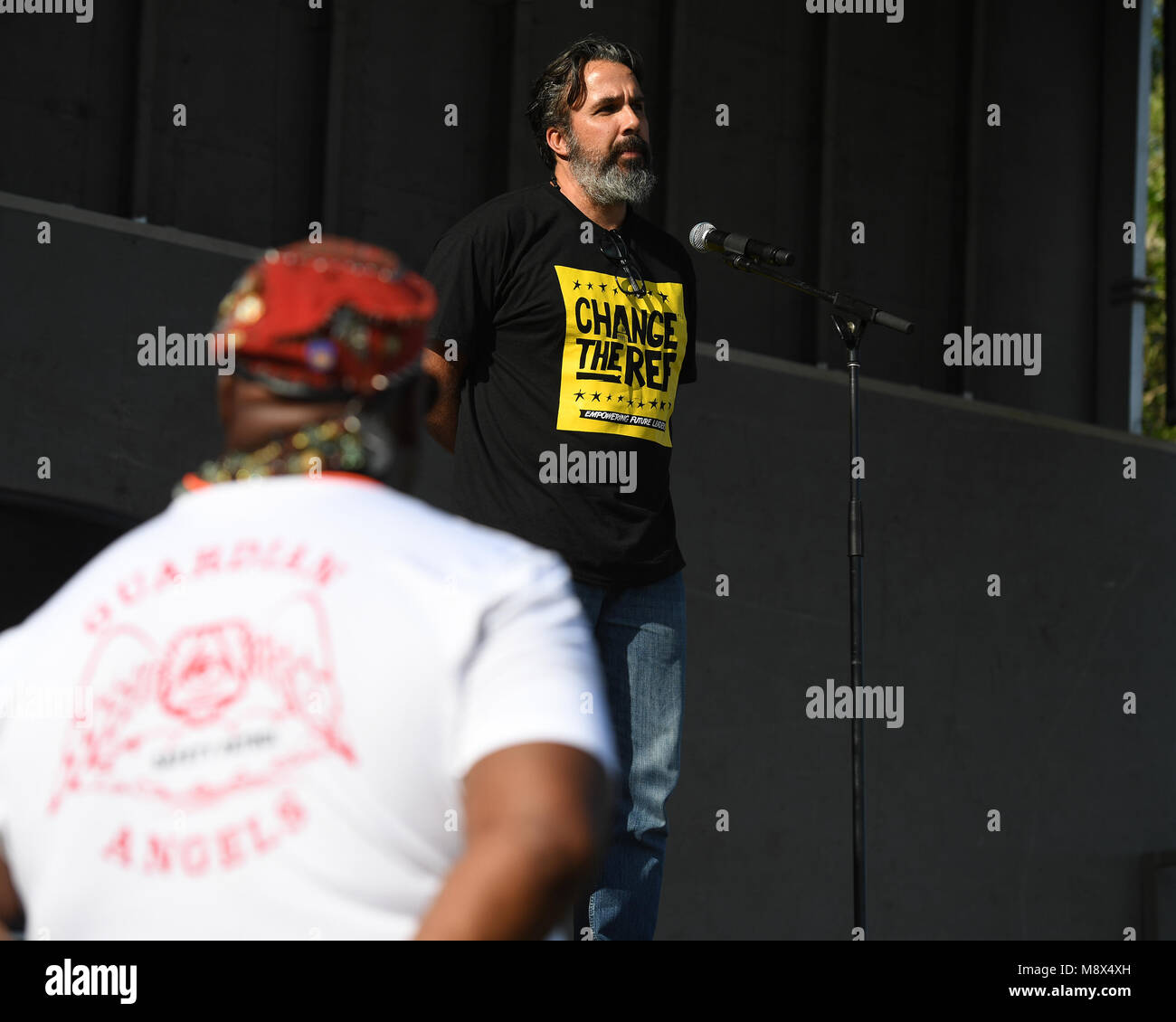 Parkland FL, USA. 20th Mar, 2018. Manuel Oliver father of Joaquin ...