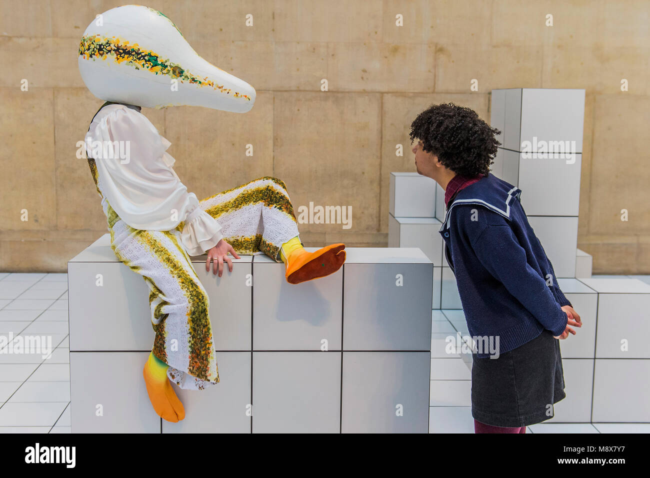 London, UK. 21st march, 2018. Tate Britain Commission: Anthea Hamilton ...