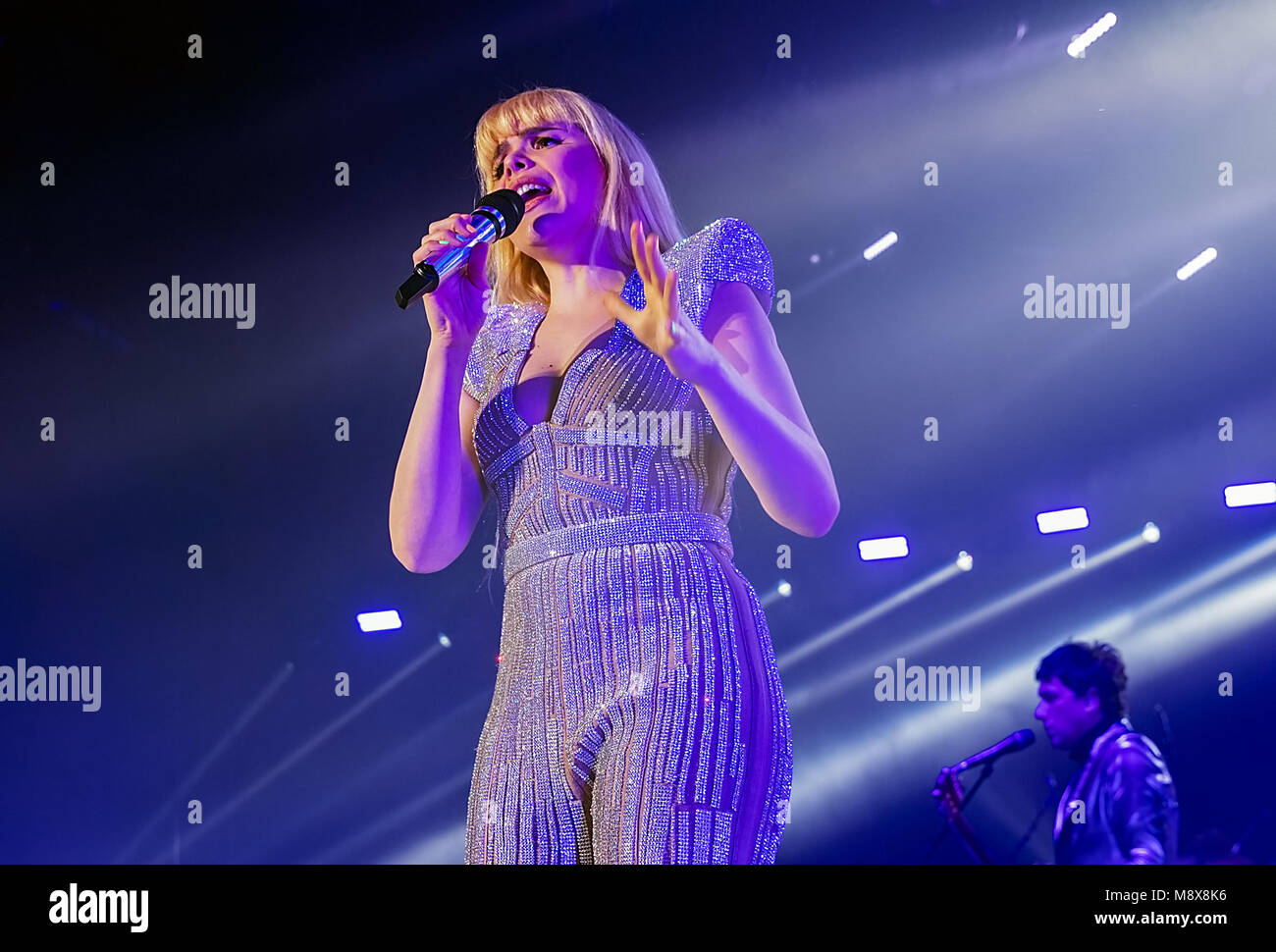 Liverpool, UK. 20th Mar, 2018. Award winning UK singer Paloma Faith ...