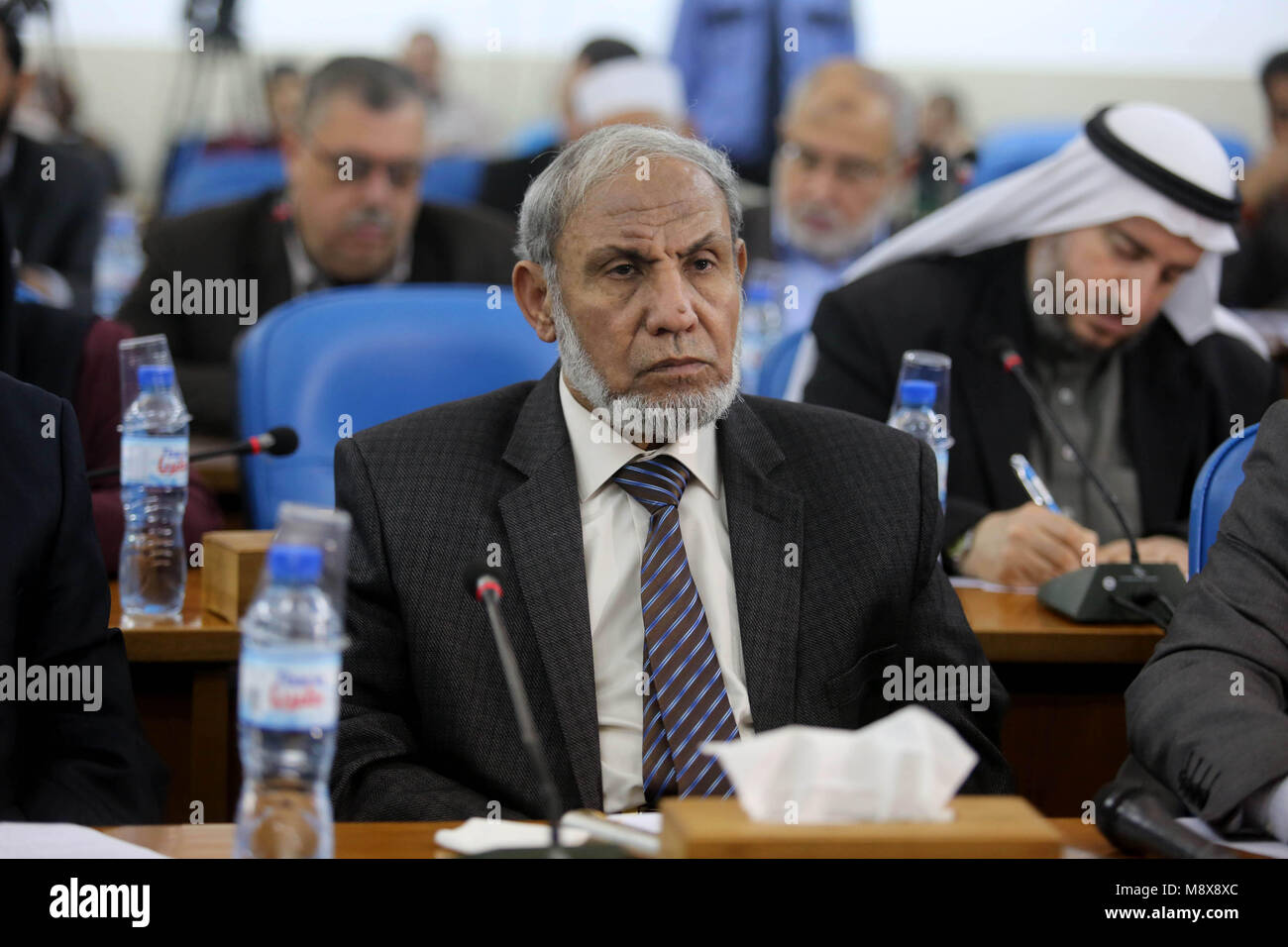 Gaza City, Gaza Strip, Palestinian Territory. 21st Mar, 2018. Members ...