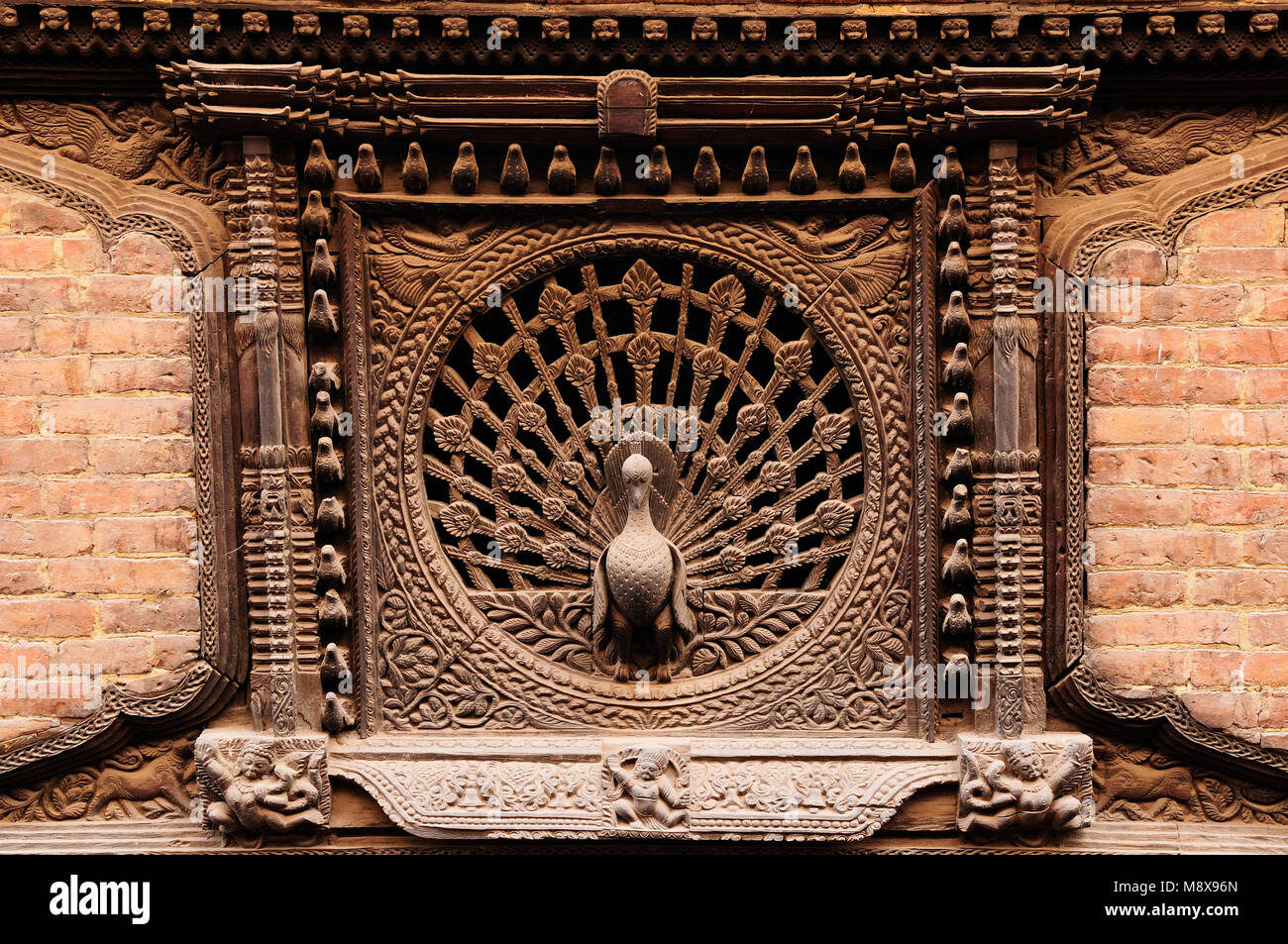 Kathmandu peacock window hi-res stock photography and images - Alamy