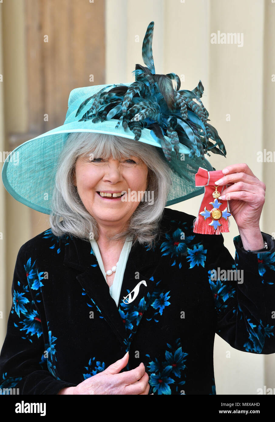 Author Jilly Cooper after she was awarded her Commander of the British ...