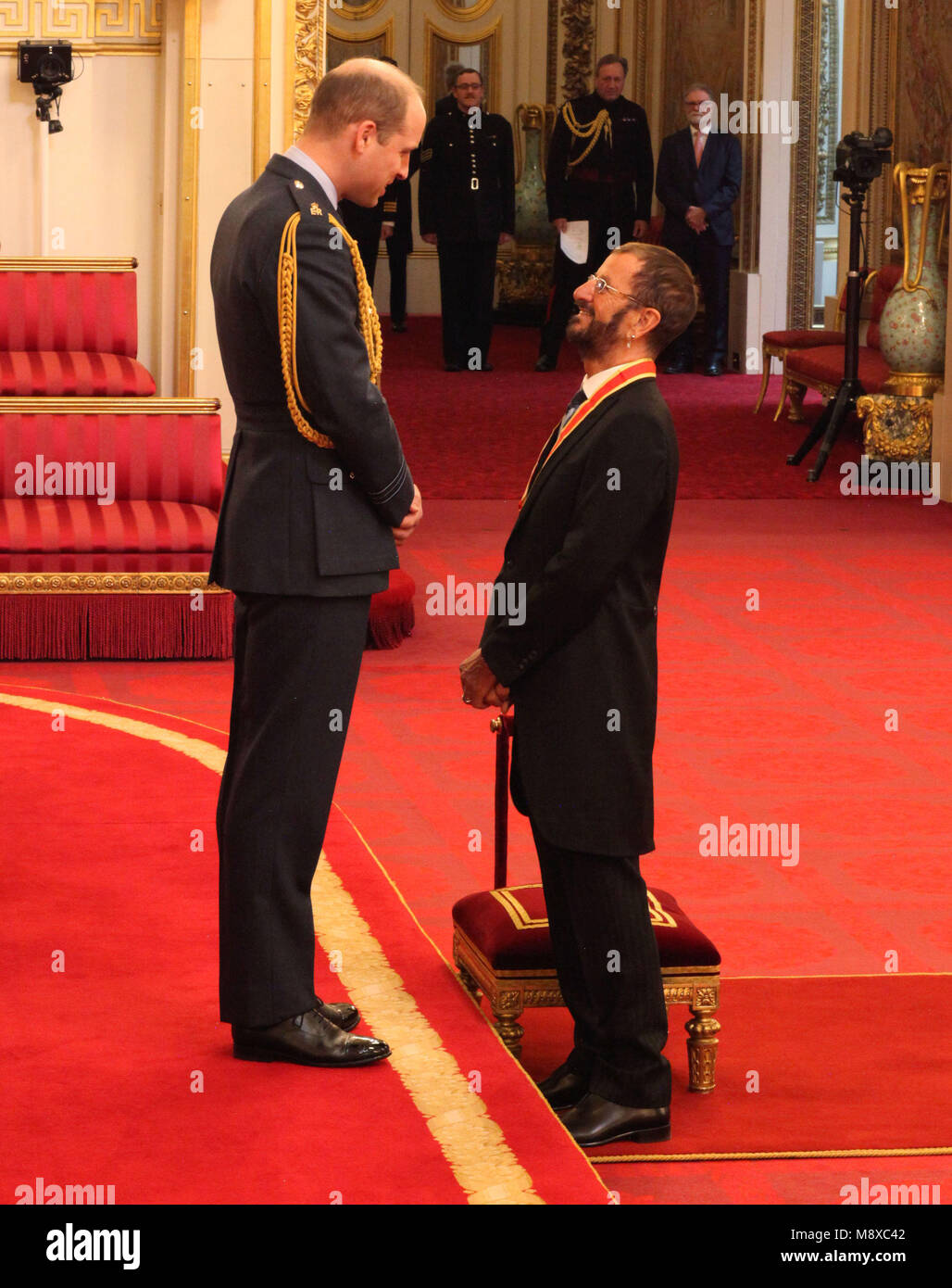 Beatle Sir Richard Starkey, also known as Ringo Starr, is made a Knight ...