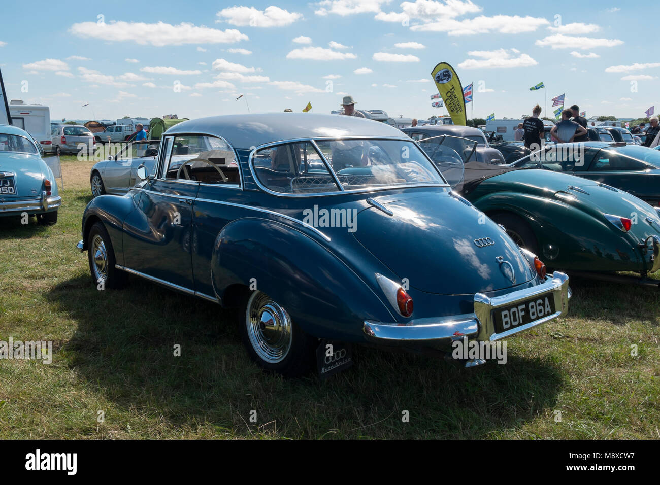 1950s blue Auto Union car in immaculate condition at the ...