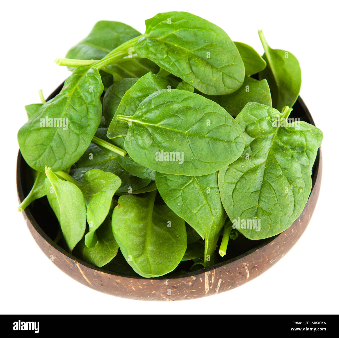 Baby spinach leaves Stock Photo - Alamy