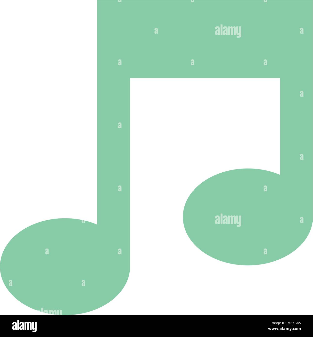 social media button music note Stock Vector Image & Art - Alamy