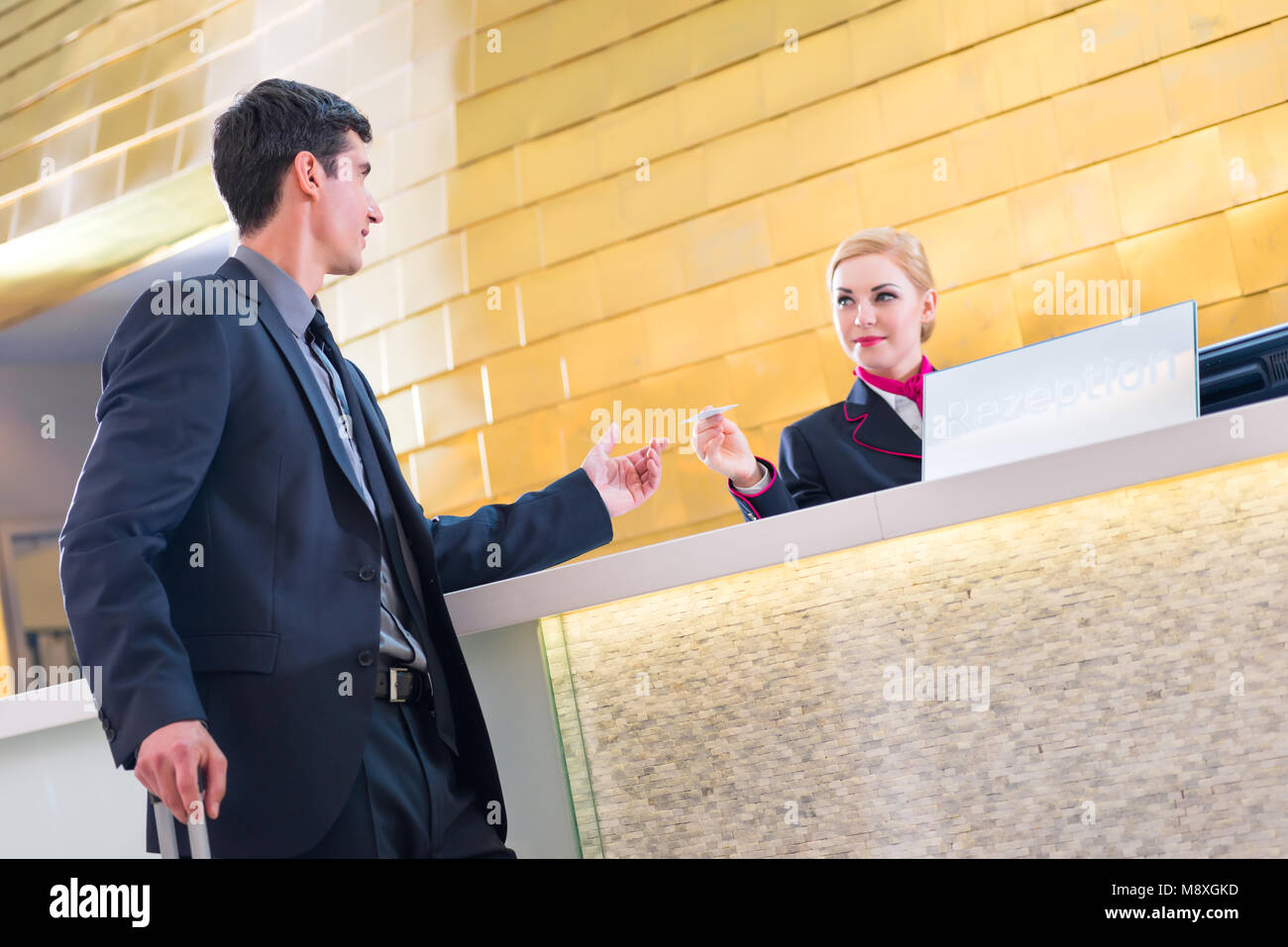 Hotel front office reception hi-res stock photography and images - Alamy