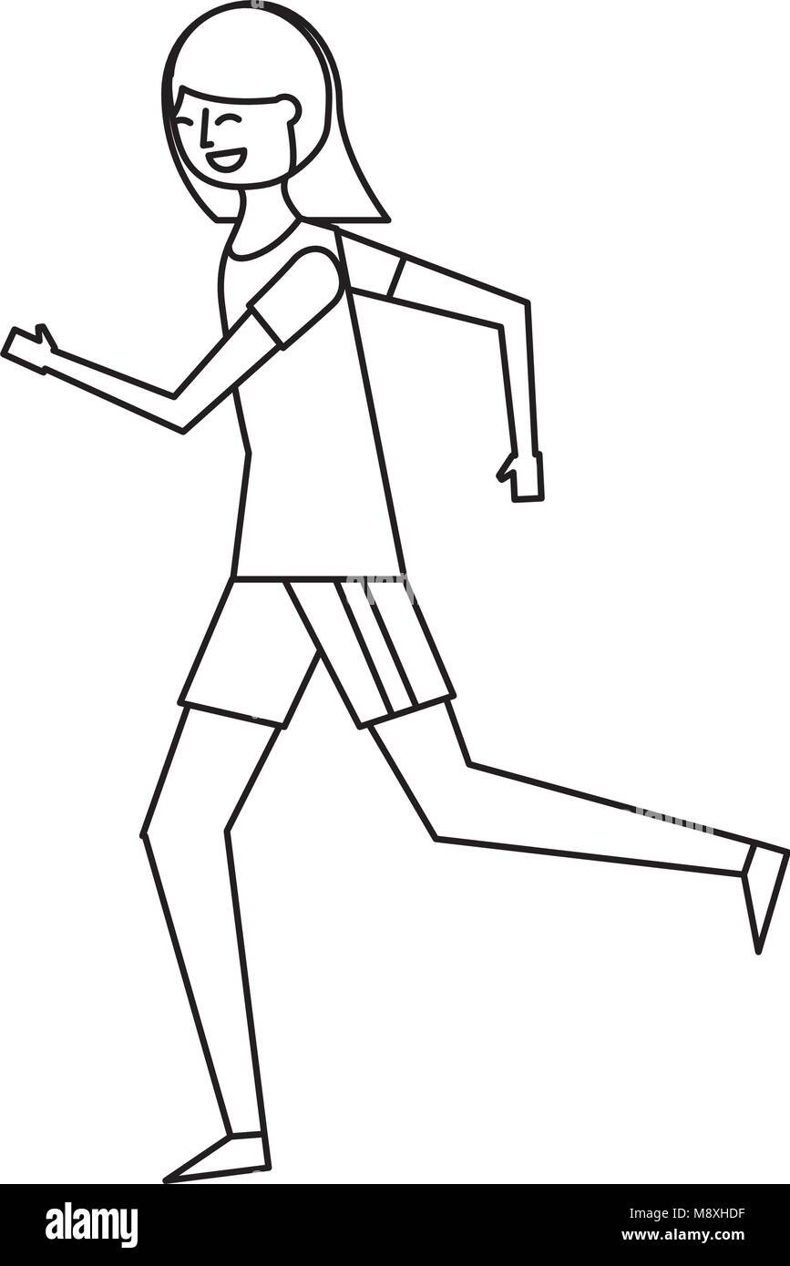 Chinese woman athlete Stock Vector Images - Alamy