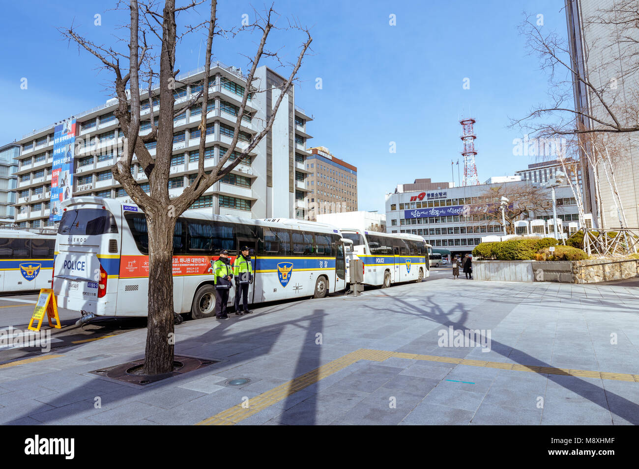 Police car seoul south korea hi-res stock photography and images - Alamy